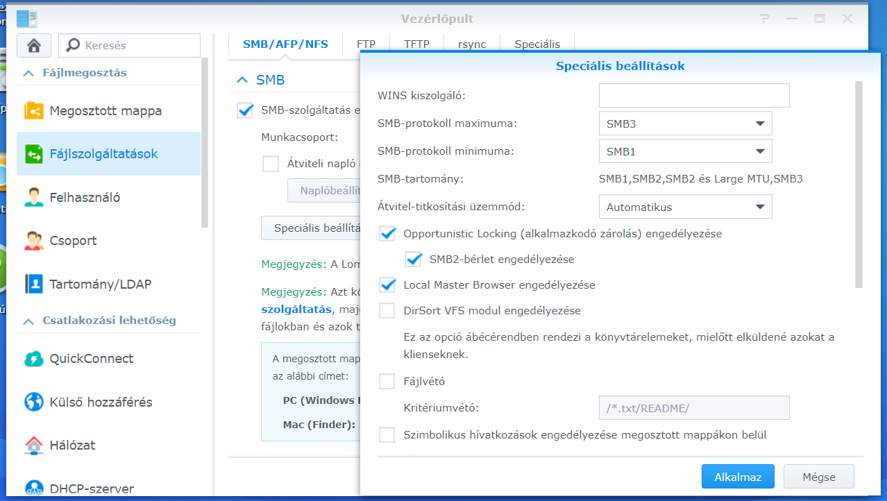 Windows 10 és a Synology megosztott mappák esete – Brain extension